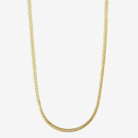Click here for Unisex Adult 10K Gold 18 Inch Herringbone Chain Ne... prices