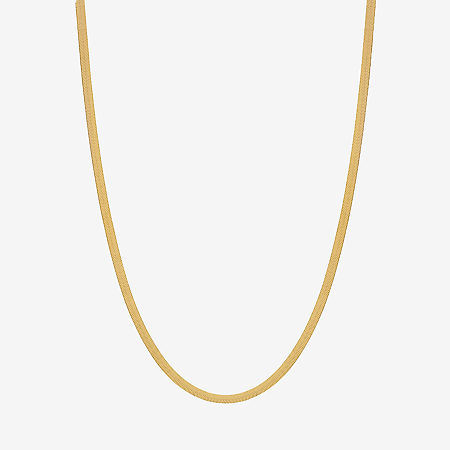 Click here for Unisex Adult 10K Gold 24 Inch Herringbone Chain Ne... prices