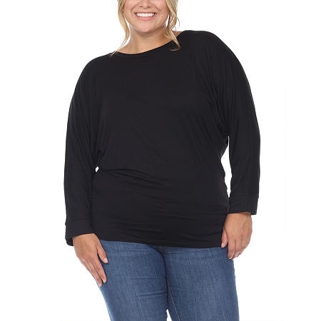 Click here for White Mark Womens Round Neck Long Sleeve Tunic Top... prices