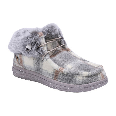Click here for Lamo Womens Slip-On Slippers  5  Gray prices