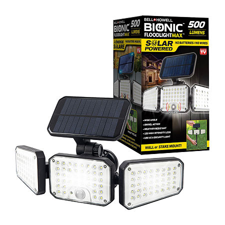 Click here for Bell + Howell Floodlight Max Solar Powered 500 Lum... prices