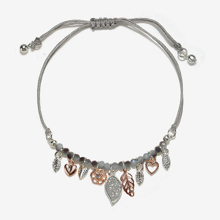 Click here for Bijoux Bar Delicates Two Tone Womens Charm Bracele... prices