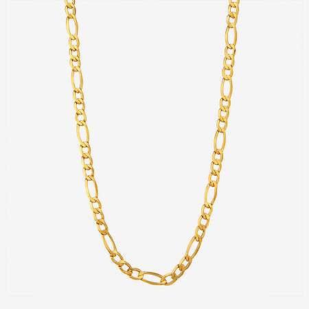Click here for 14K Gold 18-24 5mm Hollow Figaro Chain Necklace  O... prices
