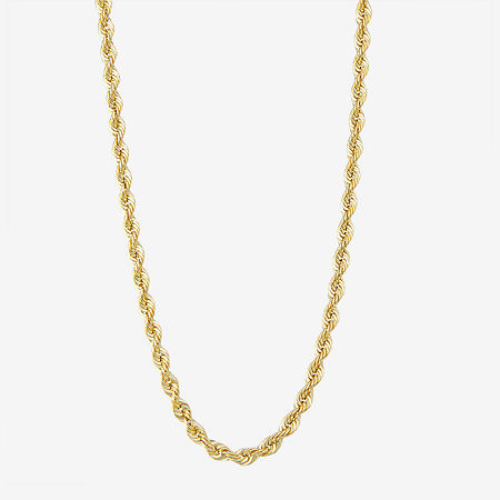 Click here for 14K Gold 18-24 5mm Hollow Rope Chain Necklace  One... prices