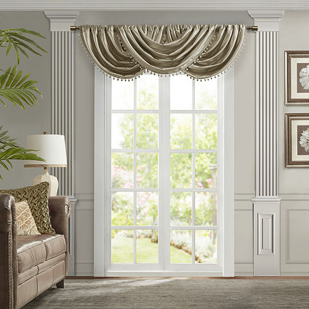 Click here for Croscill Avignon Rod Pocket Waterfall Valance  One... prices