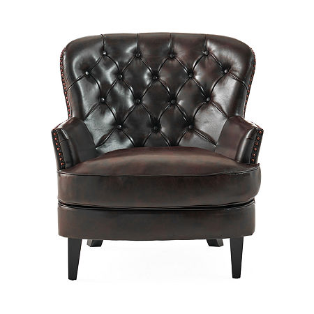 Click here for Tafton Tufted Upholstered Club Chair  One Size  Br... prices