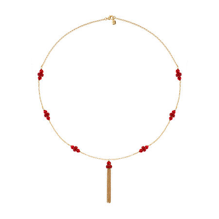 Click here for Monet Jewelry Womens Red 34 Inch Pendant Necklace... prices