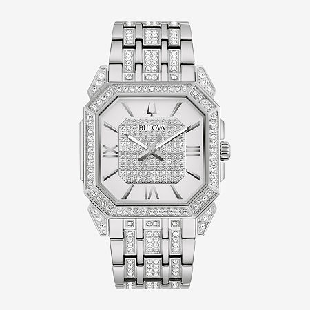 Click here for Bulova Mens Crystal Octava Stainless Steel Bracele... prices