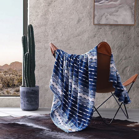 Click here for Wrangler Logan Stripe Plush Fleece Throw prices