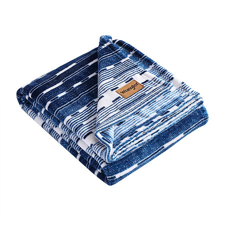 Click here for Wrangler Logan Stripe Plush Fleece Throw prices