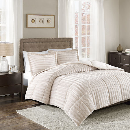Click here for Madison Park Duke Reversible Faux Fur 3-Pc. Comfor... prices