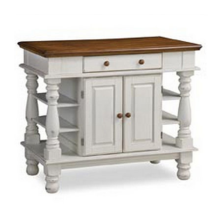 Click here for Homestyles Monarch Wood-Top Kitchen Island  One Si... prices