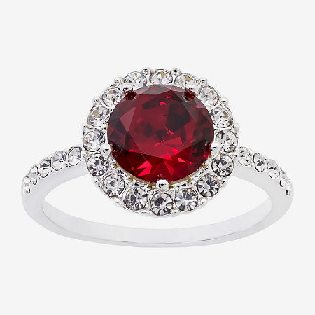Click here for Sparkle Allure Womens Red Crystal Pure Silver Over... prices