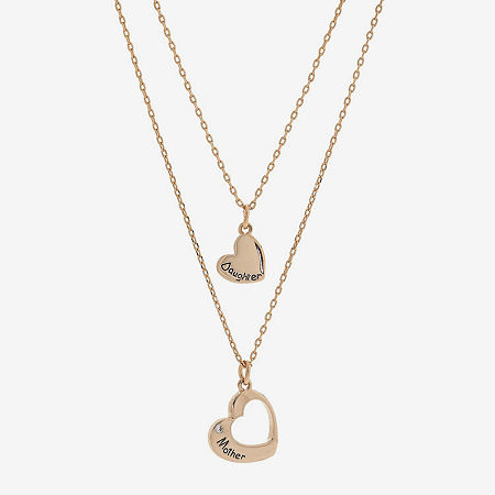 Click here for Sparkle Allure Womens Cubic Zirconia Heart 2-pc. N... prices