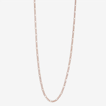 Click here for Unisex Adult 14K Rose Gold 20 Inch Figaro Chain Ne... prices