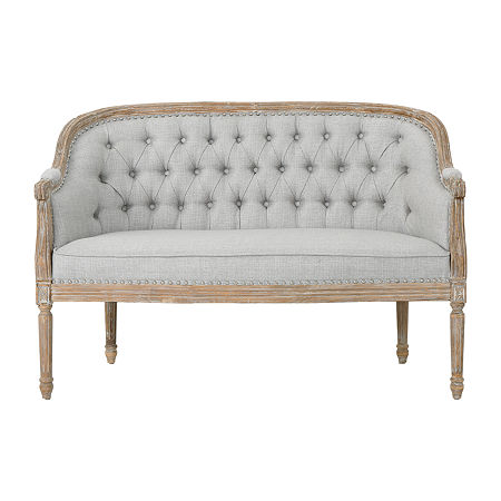 Click here for Faye Curved Slope-Arm Upholstered Loveseat  One Si... prices