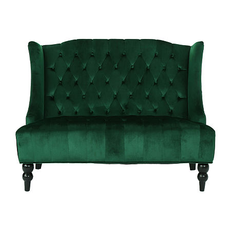Click here for Leora Curved Slope-Arm Upholstered Loveseat  One S... prices