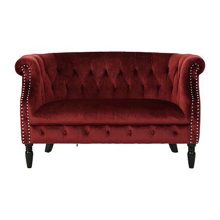 Click here for Milani Track-Arm Upholstered Loveseat  One Size  R... prices