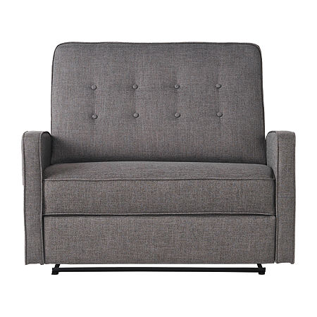 Click here for Calliope Tufted Track-Arm Recliner  One Size  Gray prices