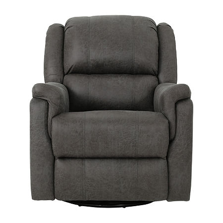 Click here for Jennette Swivel Sharkfin-Arm Recliner  One Size  G... prices