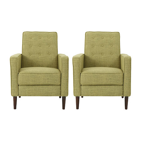 Click here for Mervynn Tufted Track-Arm Recliner  One Size  Green prices