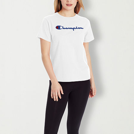 Click here for Champion Womens Crew Neck Short Sleeve Active T-Sh... prices