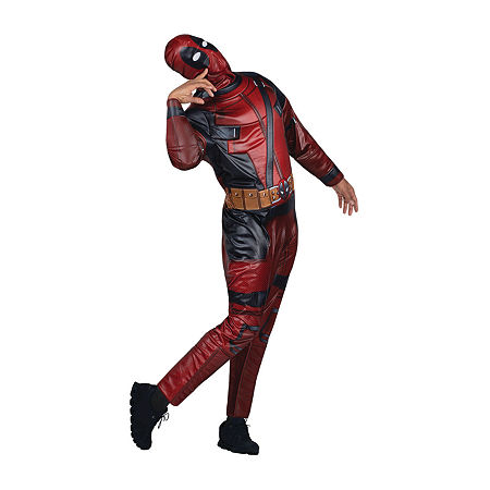 Click here for Mens Qualux Deadpool Marvel Costume  X-large  Red prices