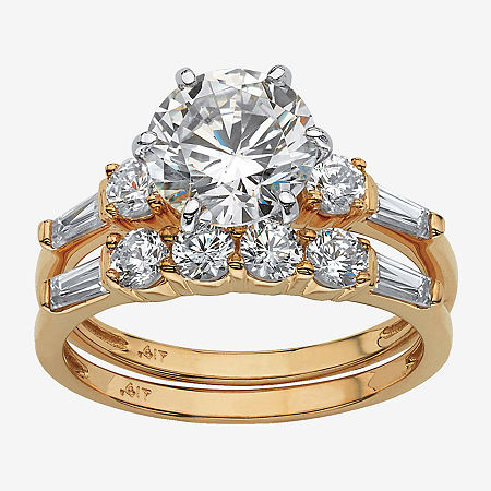 Click here for DiamonArt Womens 3 1/2 CT. T.W White Cubic Zirconi... prices