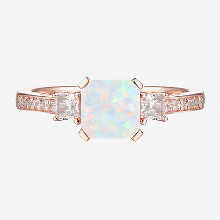 Click here for Womens Gemstone 14K Gold Over Silver Halo Delicate... prices