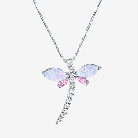 Click here for Womens Lab Created White Opal Sterling Silver Drag... prices