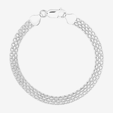 Click here for Athra Sterling Silver 7 Inch Solid Bismark Chain B... prices