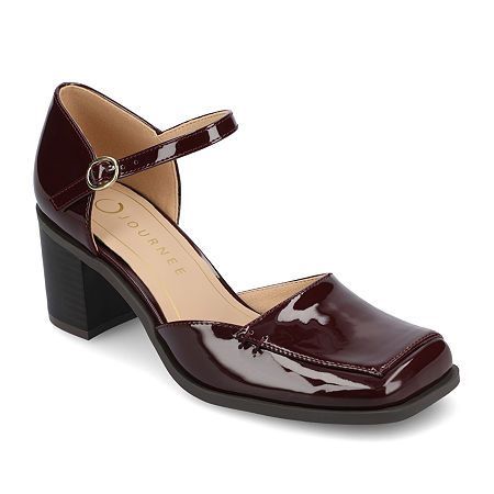 Click here for Journee Collection Womens Evangeline Square Toe Pu... prices