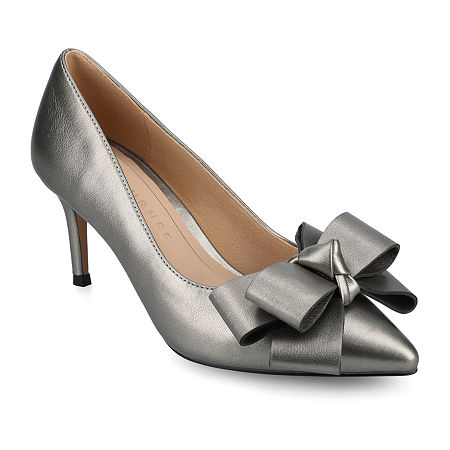 Click here for Journee Collection Womens Crystol Velvet Pumps - P... prices