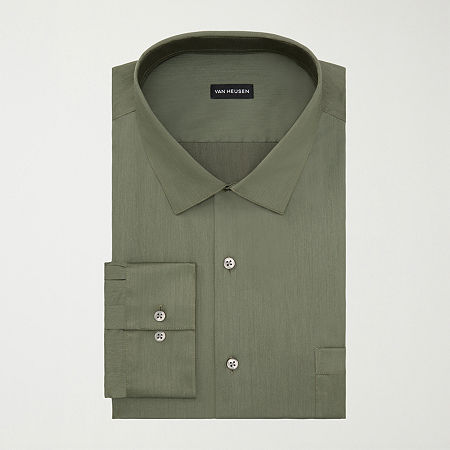 Click here for Mens Van Heusen(R) Slim Fit Solid Stretch Dress Sh... prices