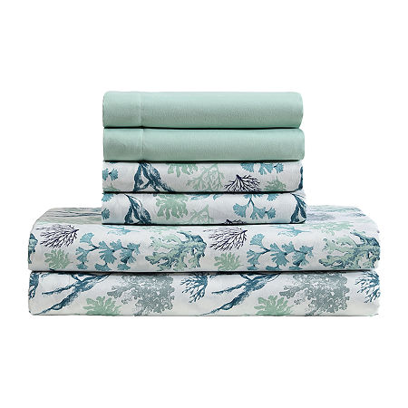 Click here for Caribbean Joe Cooling 6-Pc. Sheet Set  Queen - Ari... prices