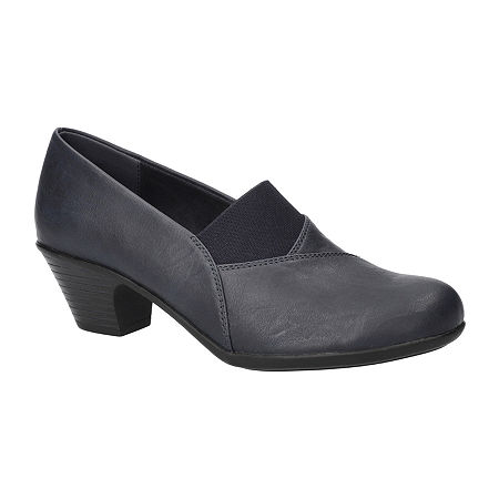 Click here for Easy Street Womens Fondly Block-Heel Slip-On Shoot... prices