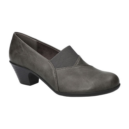 Click here for Easy Street Womens Fondly Block-Heel Slip-On Shoot... prices