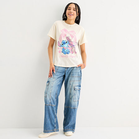 Click here for Disney Womens Crew Neck Short Sleeve Boyfriend Fit... prices