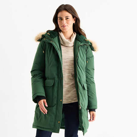 Click here for St. Johns Bay Womens Heavyweight Parka  Large  Gre... prices