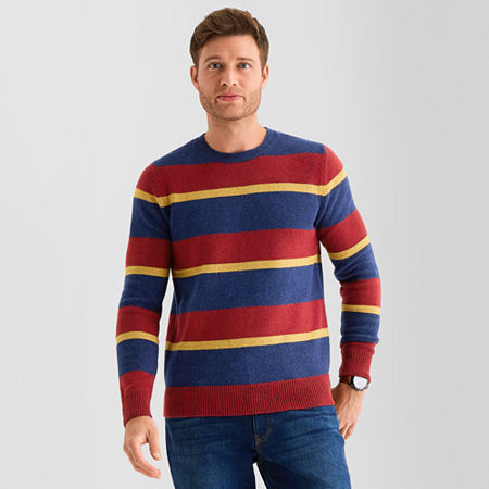 Click here for St. Johns Bay Cozy Rugby Mens Crew Neck Long Sleev... prices