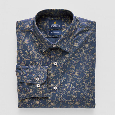 Click here for Stafford Mens Regular Fit Long Sleeve Dress Shirt... prices