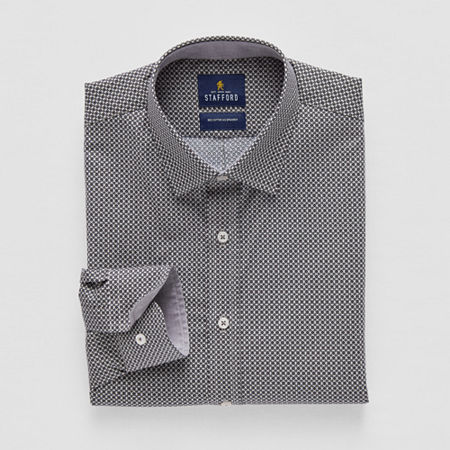 Click here for Stafford Mens Regular Fit Long Sleeve Dress Shirt... prices