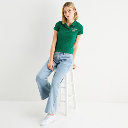 Click here for Forever 21 Womens Juniors Short Sleeve Polo Shirt... prices