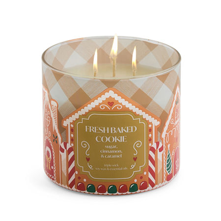 Click here for Distant Lands Fresh Baked Cookie 3-Wick Scented Ja... prices