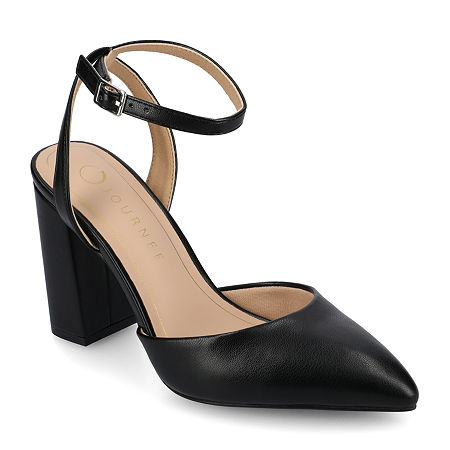 Click here for Journee Collection Tyyra Womens Pointed Block Heel... prices