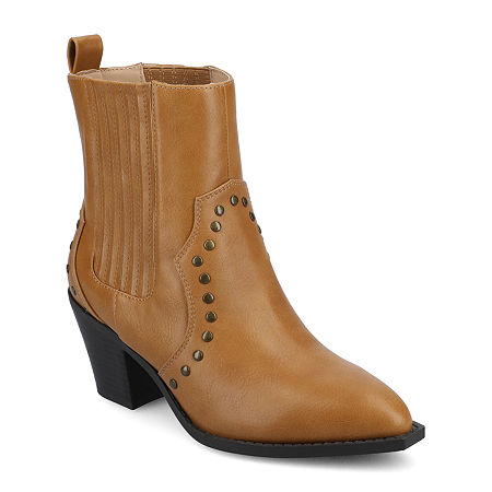 Click here for Journee Collection Womens Braylee Block Heel Booti... prices