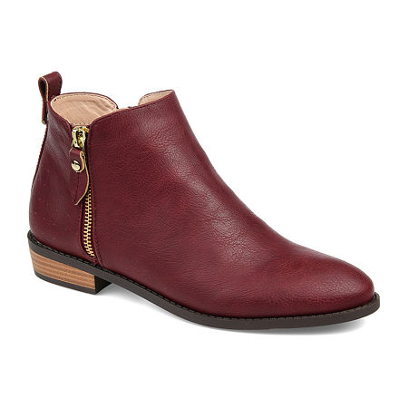 Click here for Journee Collection Womens Ellis Stacked Heel Booti... prices