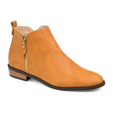 Click here for Journee Collection Womens Ellis Stacked Heel Booti... prices