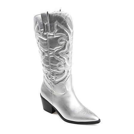 Click here for Journee Collection Womens Chantry Stacked Heel Dre... prices