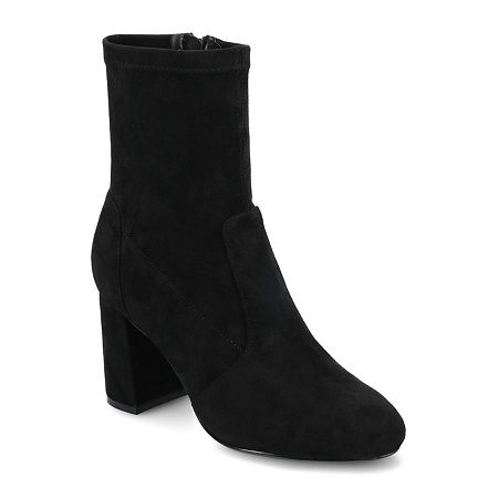 Click here for Journee Collection Womens Vivia Block Heel Booties... prices